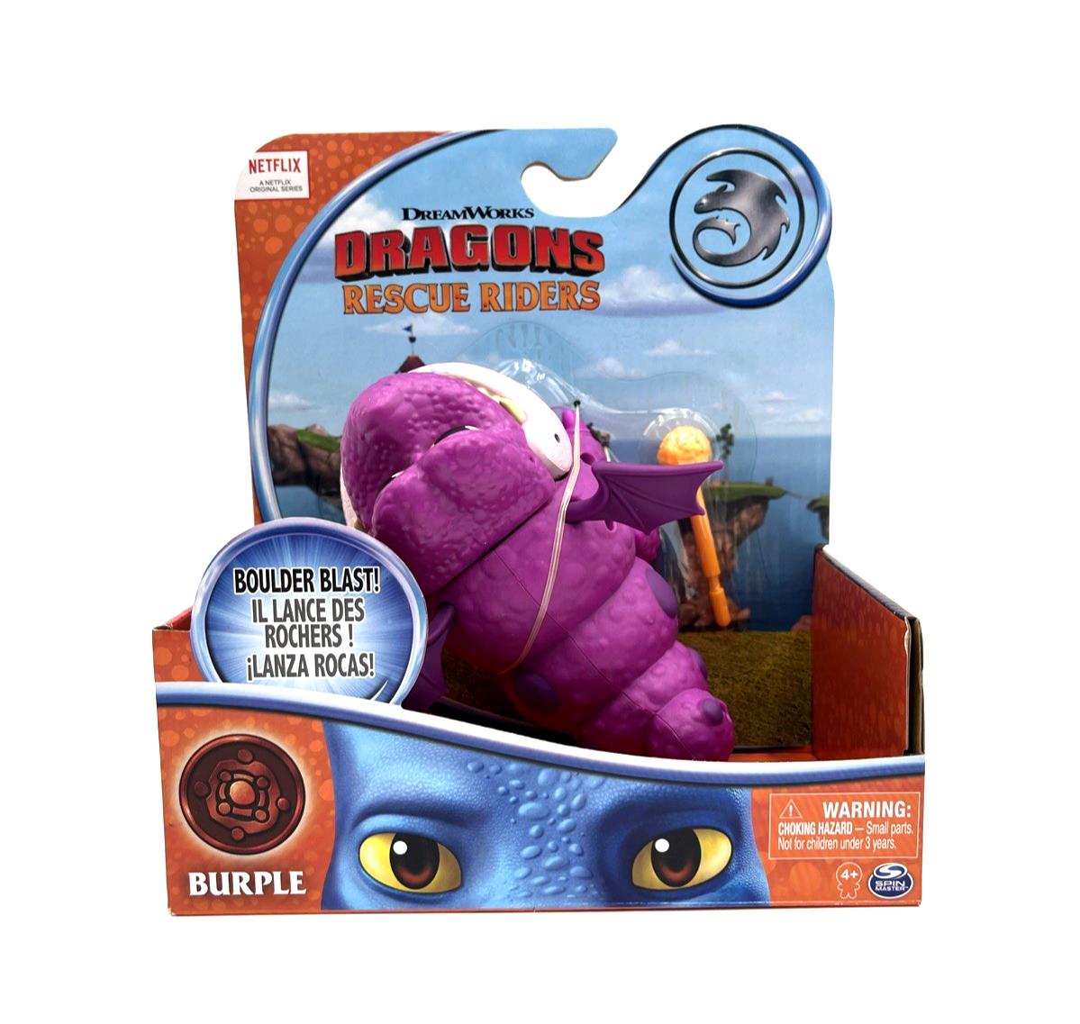 Dreamworks Dragons Rescue Riders Burple Action Figure