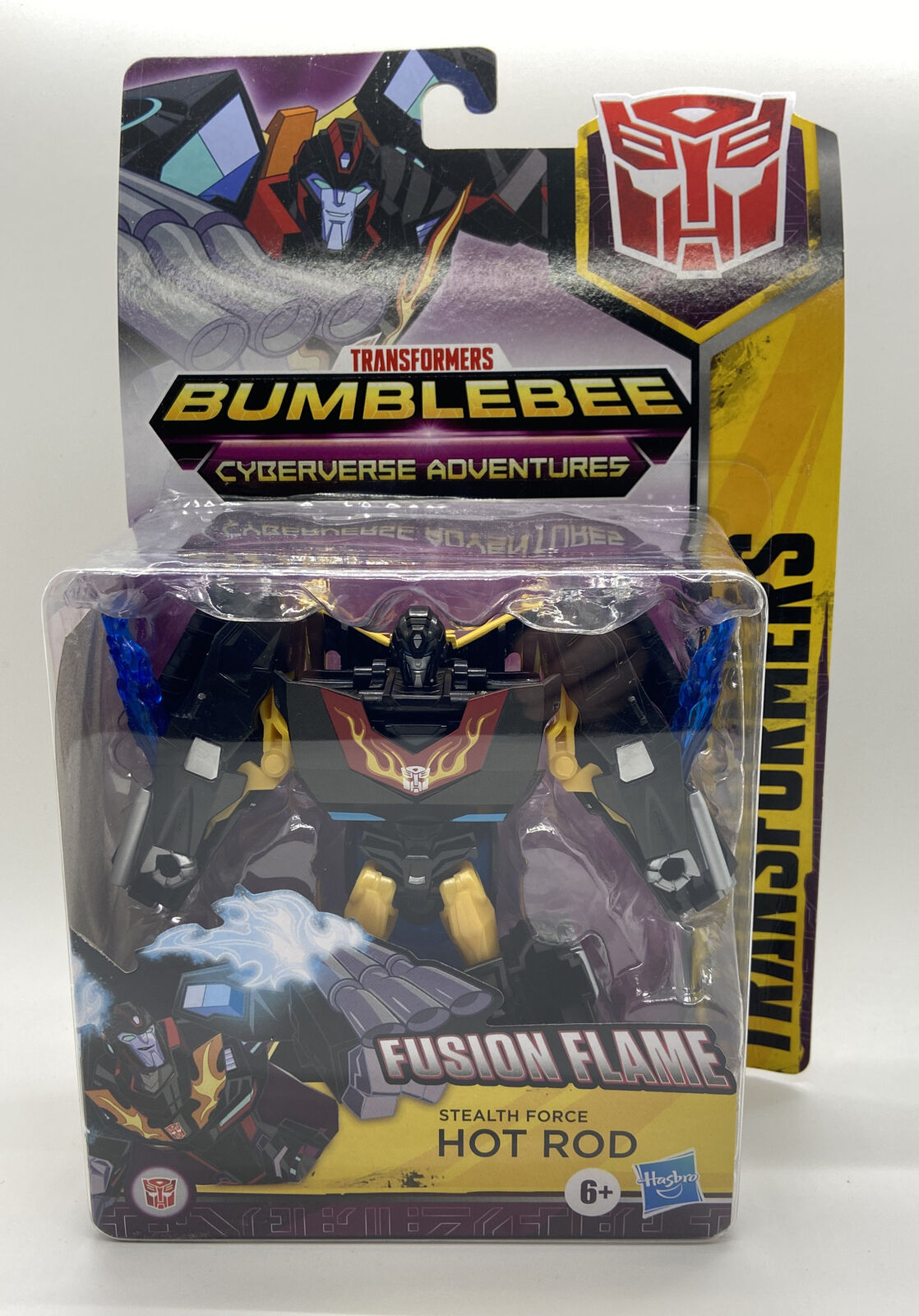 Transformers Bumblebee Cyberverse Adventures Stealth Force Hot Rod Act